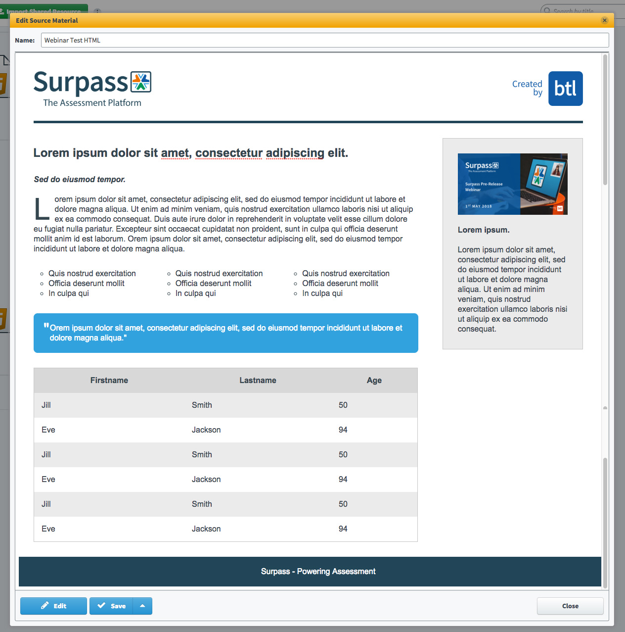 Latest Features Added to Surpass – June 2018